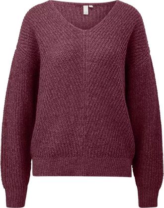 QS by s.Oliver Damen 2170525 Strickwaren, Strickpullover, 39W0, L, L