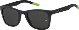 Tommy Hilfiger Homme, Accessoires, Noir, Taille: ONE Size Lunettes de soleil carrées en acétate