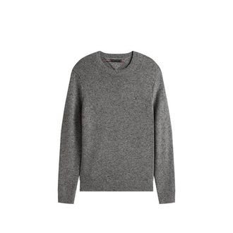 Tommy Hilfiger Pull col rond en laine m&eacute;lang&eacute;e