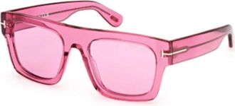 Tom Ford unisex, Accessoires, Violet, Taille: 53 MM Lunettes de soleil &eacute;l&eacute;gantes pour les passionn&eacute;s de mode