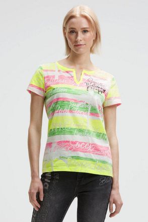 soccx V-Shirt mit l&auml;ngerer R&uuml;ckenpartie