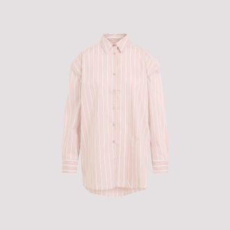 Frankie Shop Chemise rembourr&eacute;e en coton Oana