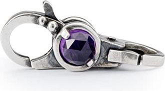 Trollbeads Mut & Freiheit fermoir, small, Argent sterling Argent sterling Grenat Améthyste, 0