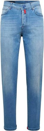 Kiton Homme, Jeans, Bleu, Taille: W34 Jean slim cinq poches