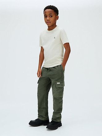 Calvin Klein Gerade Kordsamthose - Thyme - Jungen - 12 Jahre (152 cm)