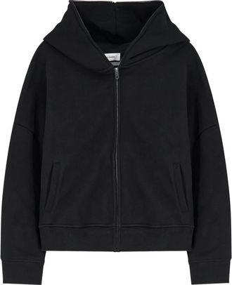 Entire studios Entire Studios, Femme, Sweatshirts et sweats &agrave; capuche, Noir, Taille: 40 FR Eternal Boxy-Fit Sweat &agrave; capuche