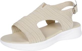 Generic Sandales Femme &eacute;t&eacute; Confortable Orthop&eacute;dique Bout Ouvert Chaussures Antid&eacute;rapant Respirantes Casual Sandales de Plage Leger Boho Platform Sandals, Mode