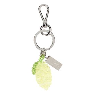 Maison Margiela Zitronen-Perlen-Schl&uuml;sselanh&auml;nger mit Zahl - - Accessories - Damen - Gelb - ONE SIZE