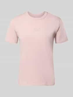 GAP T-Shirt mit Rundhalsausschnitt und Label-Stitching