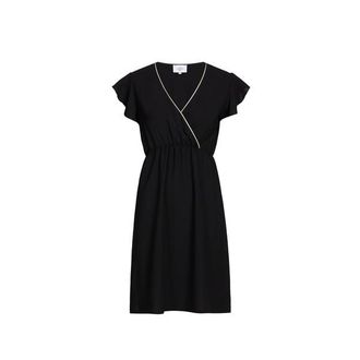 Au Printemps Paris Shorty Currency Kleid - schwarz