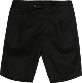 Pantaloni Torino Homme, Shorts, Noir, Taille: M Pleated Shorts d&eacute;contract&eacute;s