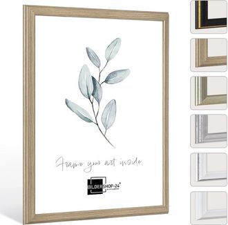 Bildershop-24 Bilderrahmen Barockrahmen Kalypso 80 X 121 cm (PUZZLEFORMAT) Eiche Natur Farbe und Größe wählbar