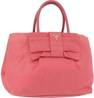 Prada Sac &agrave; main vintage doccasion - Femme - Pre-owned - Rose - Taille: ONE Size