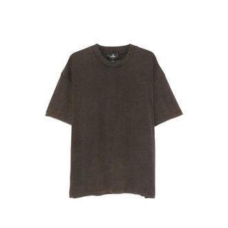 Represent Initial Faded-effect Logo-plaque T-shirt