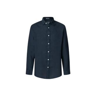 Pepe Jeans London Femme, Chemises, Bleu, Taille: 46 FR Arnau Dulwich Shirt