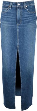 Paige Paige, Femme, Jupes, Bleu, Taille: W28 Longue jupe en jean