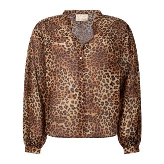 MC2 Saint Barth Liona Langarm Baumwollhemd - - Blouses & Shirts - Damen - Braun - M