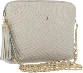 Bally Sac port&eacute; &eacute;paule en cuir Pre-owned - Femme - Pre-owned - Gris - Taille: ONE Size
