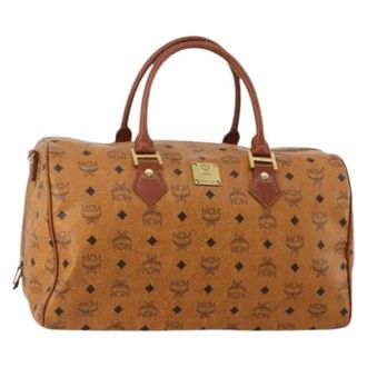 MCM Sac Boston Pre-owned - Femme - Pre-owned - Brun - Taille: ONE Size