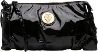 Gucci Sac pochette en cuir verni Pre-owned - Femme - Pre-owned - Noir - Taille: ONE Size