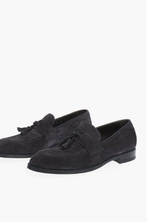 Ermenegildo Zegna EZ TAILORING Tassel-Loafer SIENA aus Veloursleder Ermenegildo Zegna