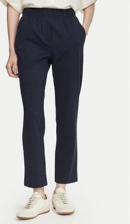 Max Mara Stoffhose Elfo 2625786011 Dunkelblau Regular Fit
