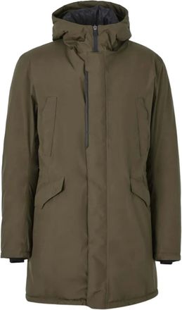 Herno parka à fermeture zippée - Vert