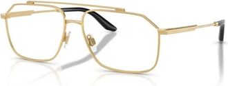 Dolce & Gabbana Homme, Accessoires, Jaune, Taille: 56 MM Aviator Frame