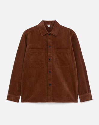 Arket Overshirt Aus Cord -Braun