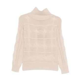 Max Mara Damen, Strickwaren, Beige, LGr&ouml;&szlig;e