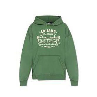 Dsquared2 Herren, Sweatshirts & Hoodies, Gr&uuml;n, MGr&ouml;&szlig;e