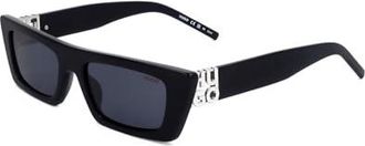 HUGO BOSS Hugo Boss Hg 1256/s 807/IR BLACK Sunglasses Women Acetate, Standard, 52