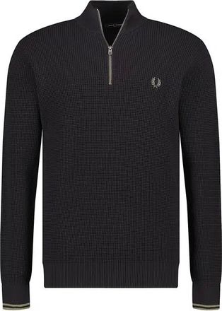 Fred Perry Herren Troyer schwarz unifarben