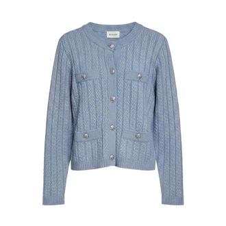 Sand Copenhagen Sand, Femme, Pulls, Bleu, Taille: 40 FR 5633 Vusala Cardigan