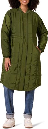 Amazon Essentials Damen Übergroßer Steppmantel (In Übergröße Erhältlich), Dunkles Olivgrün, 6XL Große Größen