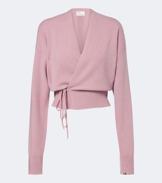 Extreme Cashmere Cardigan N&deg;516 Ella en cachemire m&eacute;lang&eacute;