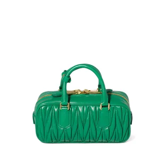Miu Miu Arcadie Matelass&eacute; Nappa-leather Bag
