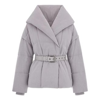Patrizia Pepe Gesteppte Jacke mit Schalkragen - - Jackets - Damen - Grau - S