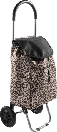 Novel Einkaufstrolley, Metall, Kunststoff, 26 L, 35x28x92 cm, Tasche abnehmbar, seitliche Schirmtasche, Leichtlaufrollen, handgep&auml;cktauglich, Freizeit, Koff