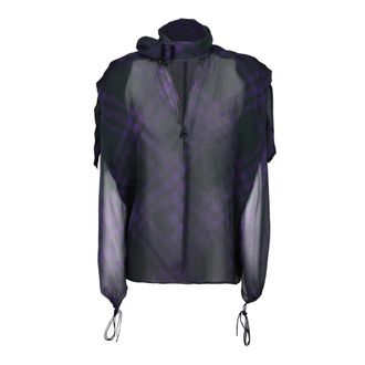 Burberry Gr&uuml;ner Seidenpullover Aw23 - - Knitwear - Damen - Gr&uuml;n - 3XS