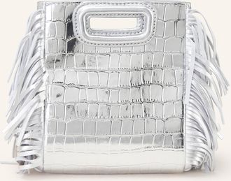 Maje Umhängetasche silber