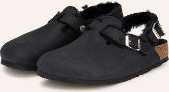 Birkenstock Pantoletten Tokio Shearling schwarz