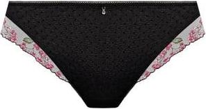 Freya Slip en dentelle &agrave; broderie fleurie