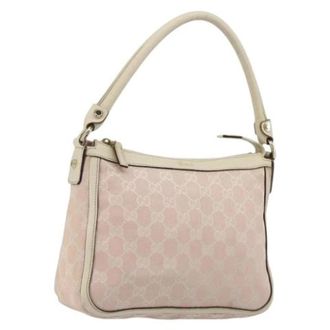 Gucci Pre-owned Vintage GG Canvas Schultertasche - - Pre-owned - Damen - Rosa - ONE SIZE
