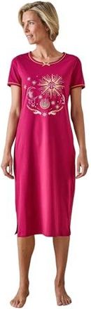 Daxon Lot de 2 Chemises de Nuit Longues - Femme