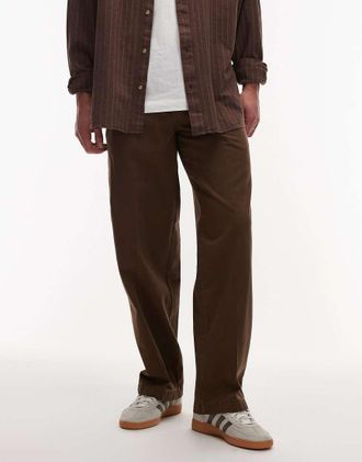 Dickies 247 - Pantalon baggy large style workwear - Marron clair-Brown