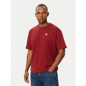 Guess T-Shirt M4YI46K 8FQ4 Rot Oversize