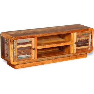 vidaXL TV-Schrank Altholz Massiv 120x30x40 cm vidaXL