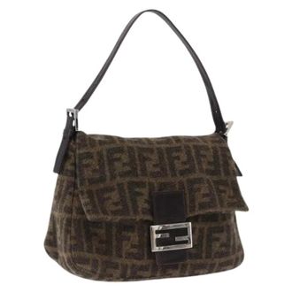 Fendi Pre-owned Sac bandouli&egrave;re vintage Zucca Canvas - Femme - Pre-owned - Brun - Taille: ONE Size