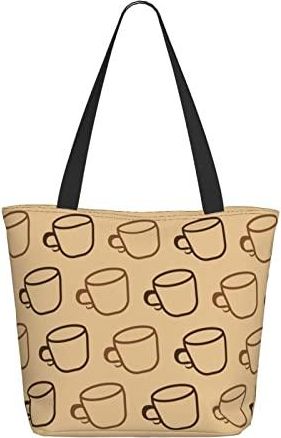 AOOEDM Tasses &agrave; caf&eacute; motif sac &agrave; provisions pour femme 33 x 27,9 x 17,8 cm. Le cadeau parfait pour la Saint-Valentin. Cest de la Saint-Valentin pour maman, f